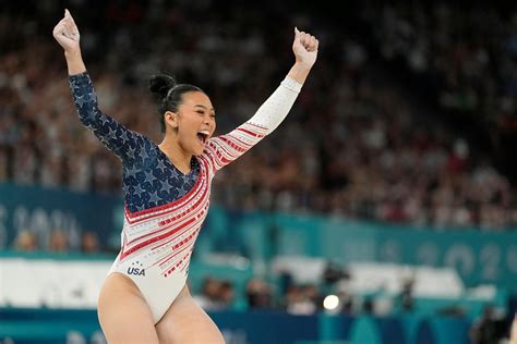 Suni Lee Us Women Win Team Gold Medal In Gymnastics At The Paris