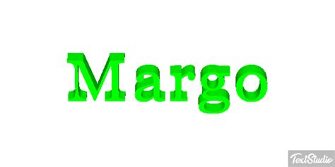 Margo Name Animated  Logo Designs