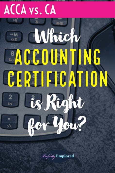 Choose The Right Accounting Certification ACCA Vs CA