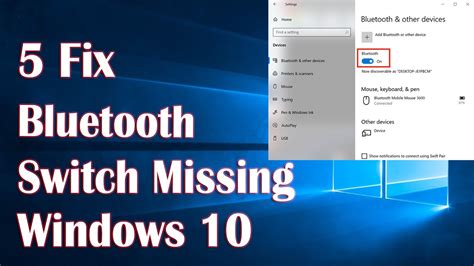 bluetooth button not showing in windows 10 at thomas lujan blog