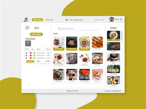 Waiter App Behance