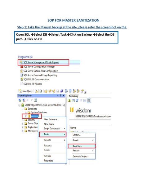 Master Sanitization Sop Pdf