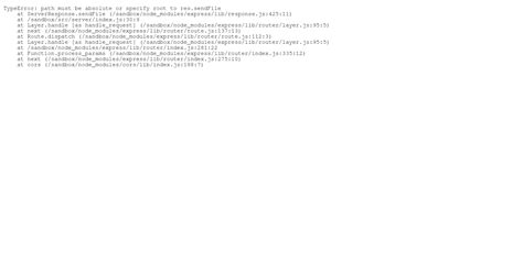 Example Project Codesandbox