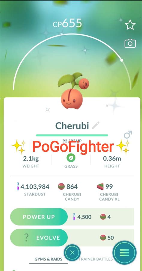 Cherubi Pokemon Evolution