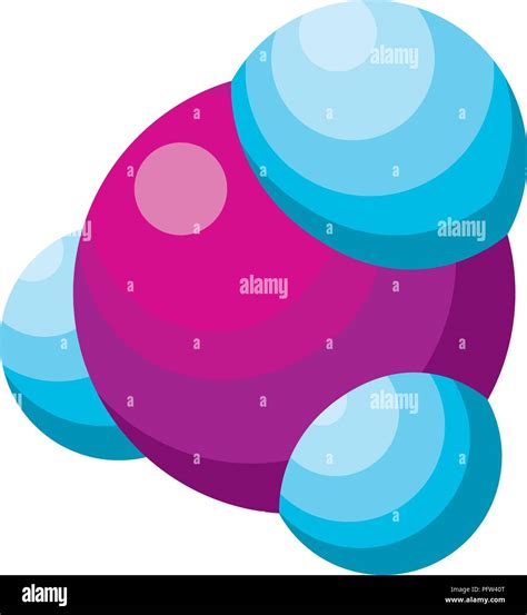 Atom Molecule Isolated Icon Stock Vector Image And Art Alamy