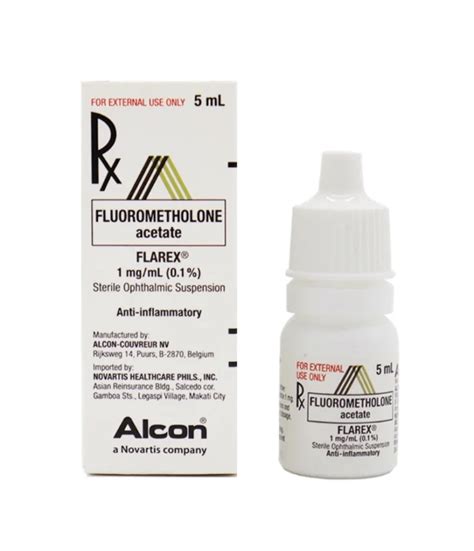 Flarex 01 Eye Susp 5ml 1s Rose Pharmacy Medicine Delivery