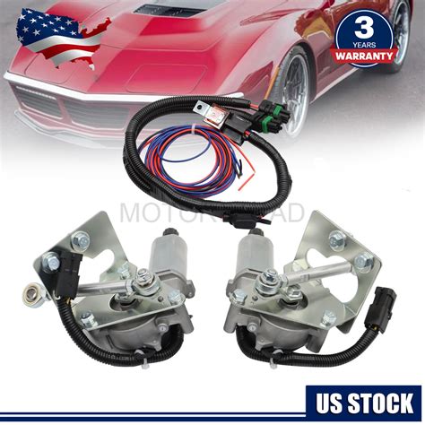 Electric Headlight Conversion Kit Upgrade For Chevrolet Corvette C3 1968 1982 For Sale Emgcartech