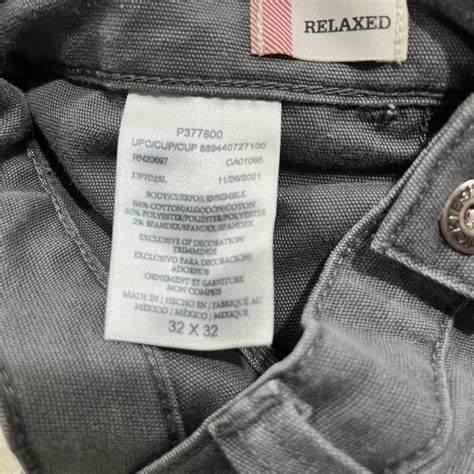 Vintage Dickies Grey Double Knee Jeans Size Depop