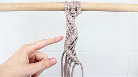 Diy Macrame Tutorial Zig Zag Pattern Youtube