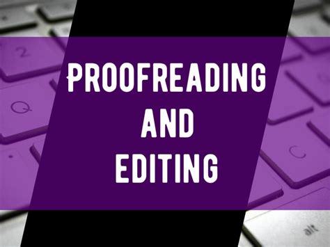 A High Quality Proofreading And Editing Service For Your Text And Books