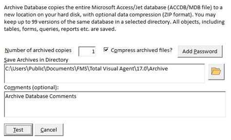 Microsoft Access Database Compact Repair Maintenance And Scheduling Total Visual Agent