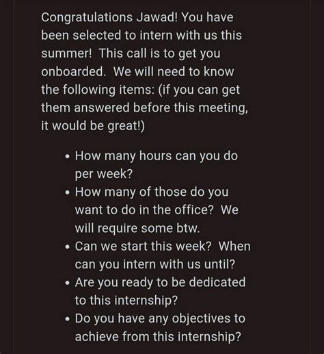 jawad dheini on linkedin internship programming react