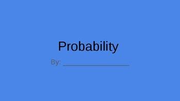Probability Ppt For Babes By Mountain View Learning TPT