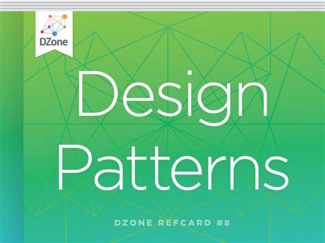 Design Patterns Dzone Refcards Mohammad Faisal Khatri