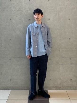 Navy Chinos With Blue Suede Desert Boots Outfits 7 Ideas And Outfits Lookastic