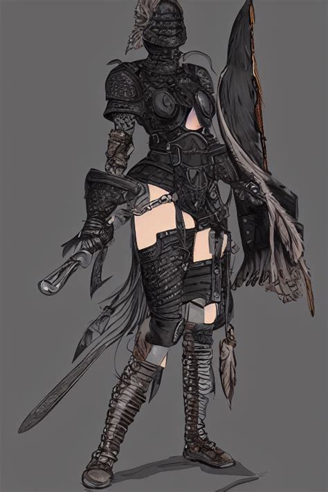 Anime Female Armor Designs