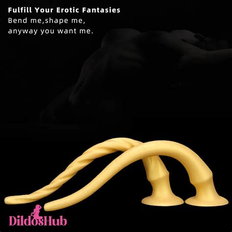 16 14in Large Long Silicone Soft Anal Dildo For Male Female Sex Orgasm