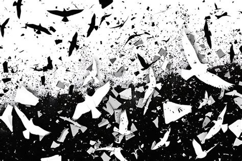 Premium Photo Polystyrene Foam With Broken And Fragmented Pieces And Premium Photo Polystyrene Foam With Broken And Fragmented Pieces And