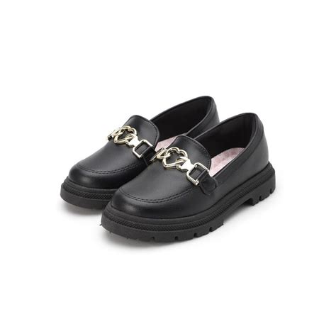 Mocasín Chunky Negro Dorado Molekinha Molekinha