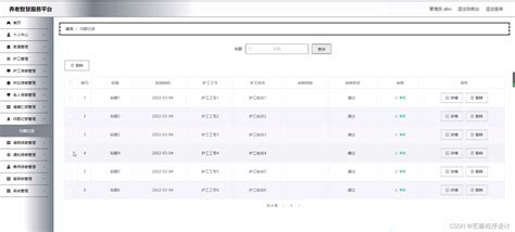 springboot java php node python养老智慧服务平台【计算机毕设】 csdn博客