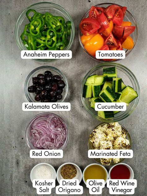 Greek Salad Authentic Horiatiki Recipe 🥗 Id Rather Be A Chef