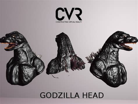 Second Life Marketplace Godzilla Head