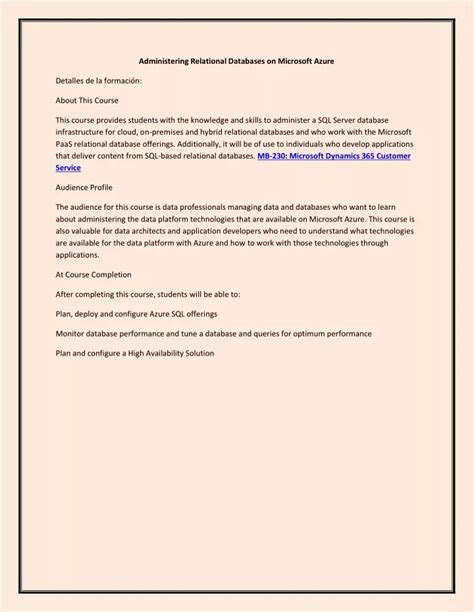 Ppt Administering Relational Databases On Microsoft Azure Powerpoint Presentation Id11698329