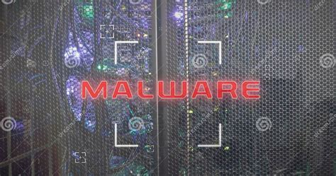 Image Of Malware Text Over Server Room Stock Image Image Of Generated