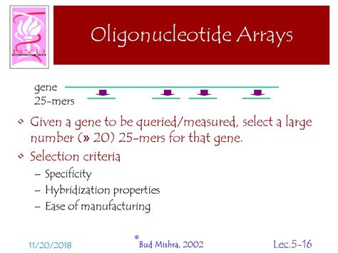 Udine Lectures Lecture #5: Microarray Analysis of Networks - ppt download