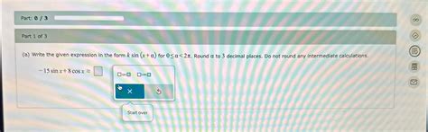solved part 03part 1 ﻿of 3 a ﻿write the given expression