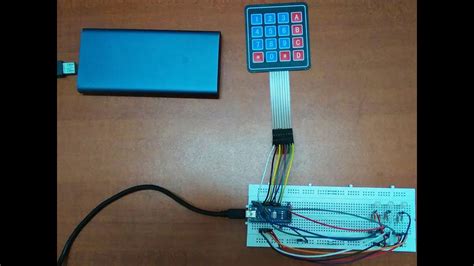 Using 4x4 Matrix Keypad With Arduino To Control Rgb Leds Youtube