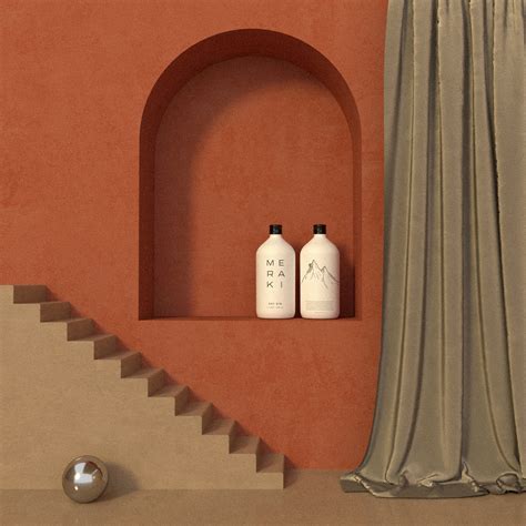 3d Visualization For Meraki Gin On Behance