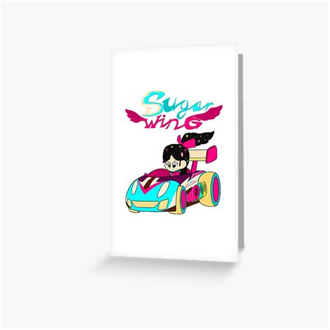 Tarjetas De Felicitación Sugar Rush Vanellope Y Su Kart Sugar Wing