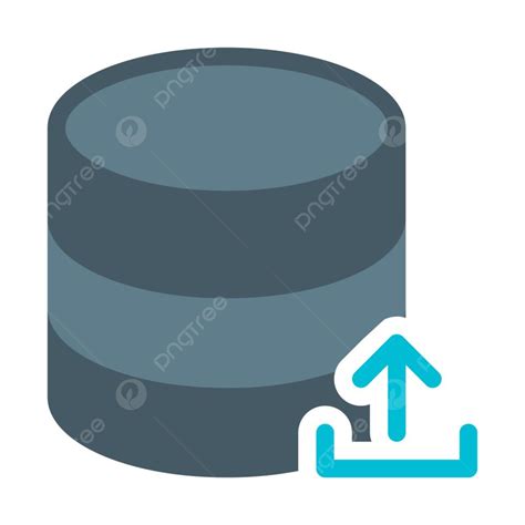 database upload network arrow data store arrow files png and vector