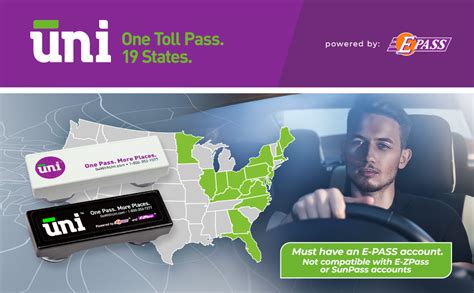 Uni Prepaid Portable Toll Pass By E Pass Works In 19