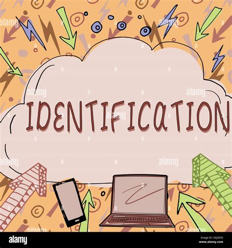 Conceptual Display Identification Business Showcase An Action Or Procedure To Identify Someone