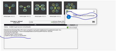 error in uploading firmware arducopter ardupilot discourse
