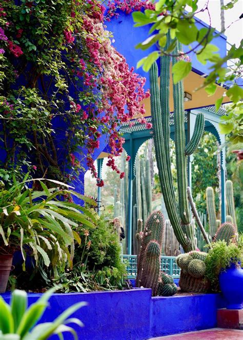 Le Jardin Majorelle In Marrakech Morocco This Was The Home Of Yves