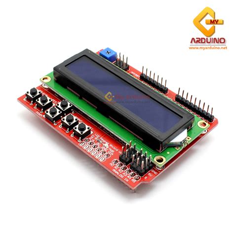 1602 Lcd Keypad Shield V20 Lcd Expansion Board For Arduino ขาย