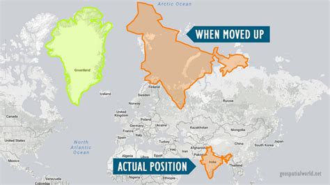 Maps That Show Why Some Countries Are Not As Big As They Look