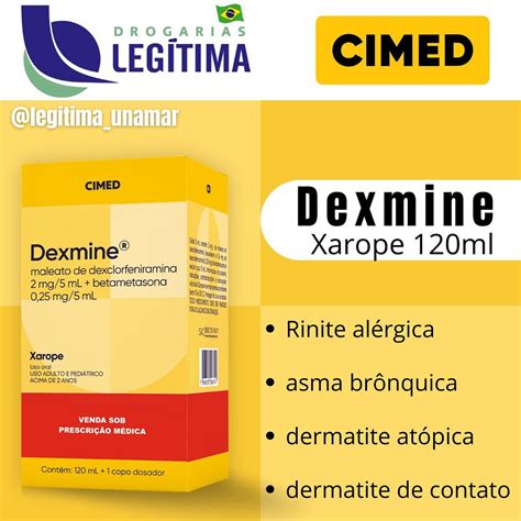 Dexmine® é Indicado No Tratamento Drogarias Legítima