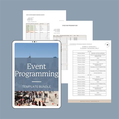 Event Manuals Template Bundle — Event Kit Award Winning Event Agency