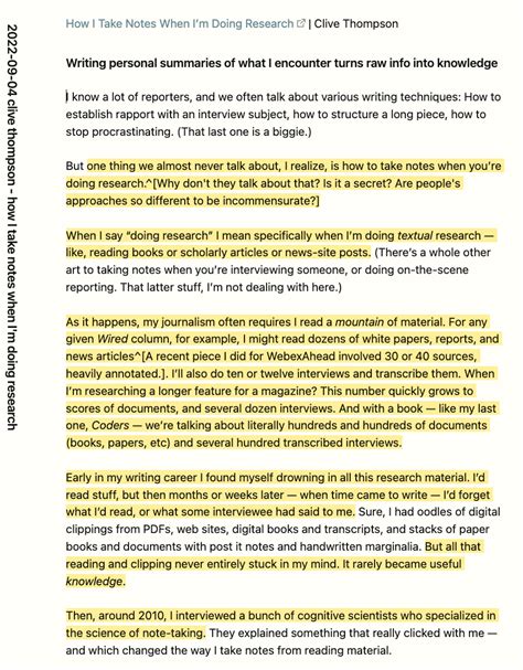 How I Take Notes When Doing Research Myhub Ai