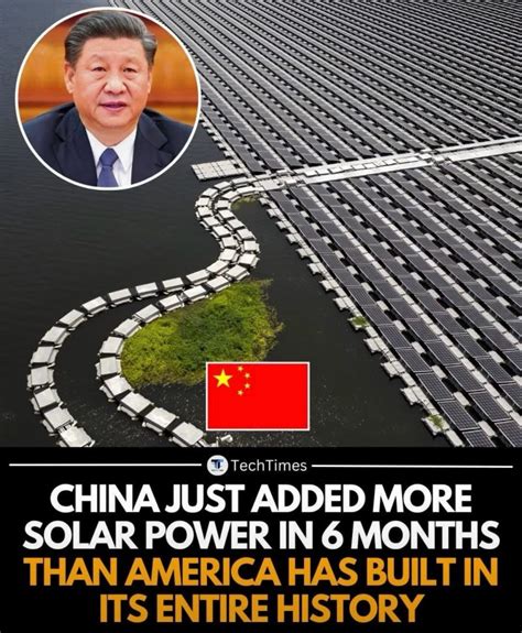 På Bara Sex Månader Har Kina Byggt Ut Sin Solkraft Med 256 Gigawatt Mer än Hela Den Samlade