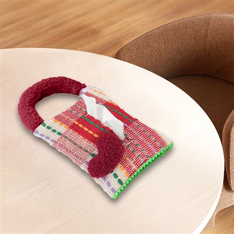 Xyaiyt Soft Fabric Tissue Box For Home Office Or Vehicle Fuzzy Material