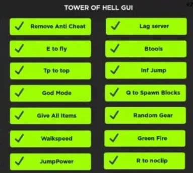 Tower Of Hell Script Enable Fly Lag Server Roblox Scripter