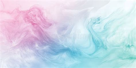 Abstract Swirling Colors In Pastel Shades Creating A Soft Dreamy Background Stock Illustration