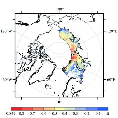 The Spatial Distribution Of The Correlation Between Precipitation And