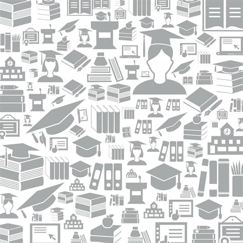 Background Collected From School Subjects A Vector Illustration