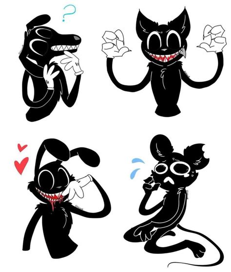 Pin By Tommy Afton On Trevor Henderson Cartoon Cat Drawing Cartoon Cat Rabbit Cartoon